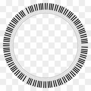 This Free Icons Png Design Of Piano Keys Circle Large - Illustration ...