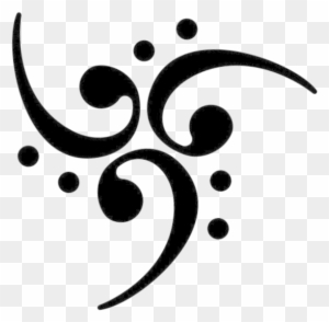 Pin Bass Clef Clip Art - Bass Clef Tattoo Designs - Free Transparent ...