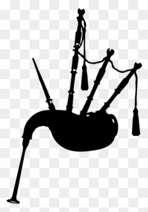 Bagpipe Musical Instrument Silhouette - Bagpipe Silhouette - Free ...
