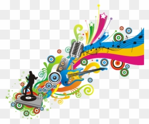 Skull Designers Renders Music - Colourful Music Notes Png - Free ...