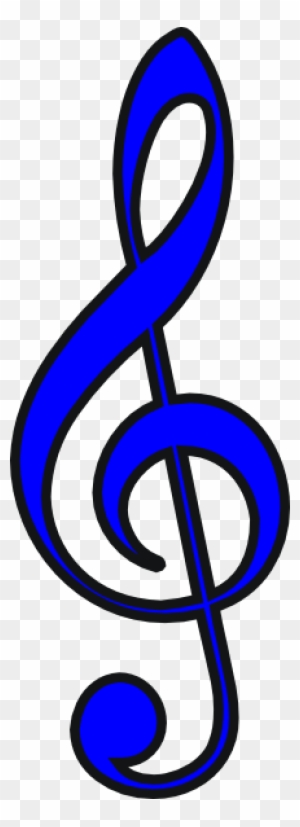 Treble Clef In Color - Free Transparent PNG Clipart Images Download