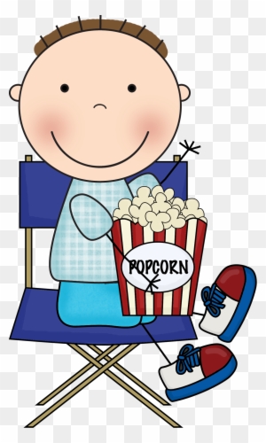 Kids Movie Night Clip Art