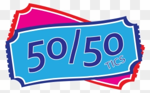 50/50 Raffle Ticket Clip Art - Free Transparent PNG Clipart Images Download