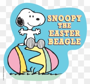 Snoopy The Easter Beagle - Easter Snoopy - Free Transparent PNG Clipart ...