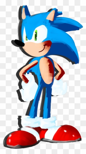 Sonic Drawing By Drawbro - Drawing - Free Transparent PNG Clipart ...
