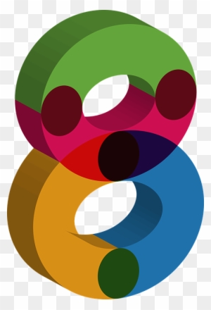 Number 8 Png - Number 8 In Black And White Clip Art - Free Transparent ...