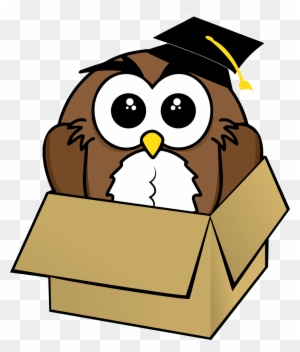 Cartoon Smart Owl - Free Transparent PNG Clipart Images Download