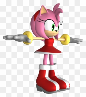 Image 3d Amy Rose Classic Clothing By Thearenddude - Sonic Generations ...