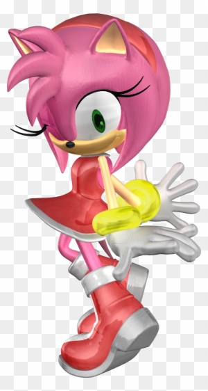 Amy Rose By Super Fox Layer100 - Amy Sonic 3d Model - Free Transparent ...