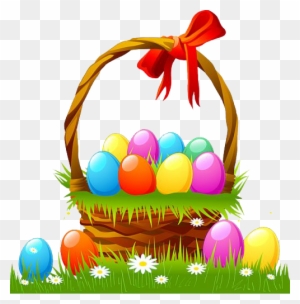 Easter Egg Basket Clip Art, Transparent PNG Clipart Images Free ...