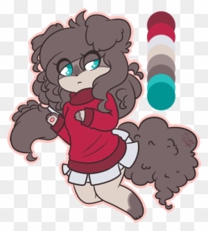 Poodle Girl Adopt By Sleepysweets - Cartoon - Free Transparent PNG ...