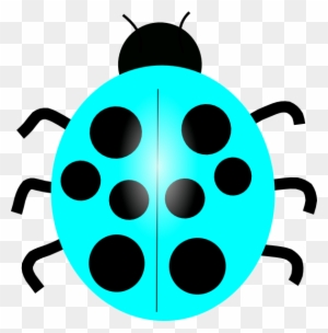 Ladybug Clipart Blue - Colorful Lady Bug Clip Art - Free Transparent ...