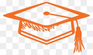 Academics Resources - Orange Graduation Cap Clipart - Free Transparent ...