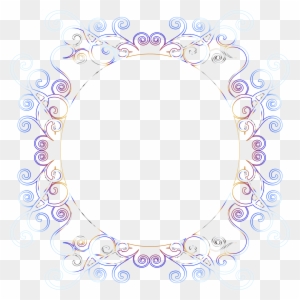 This Free Icons Png Design Of Prismatic Flourish Frame - Frames With No ...