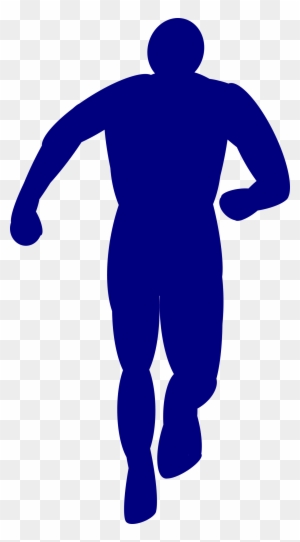 Running Man Clip Art Medium Size - Runners Back Clipart - Free ...