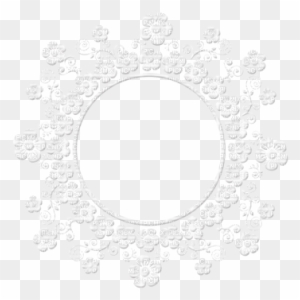 Round Lace Frame Png