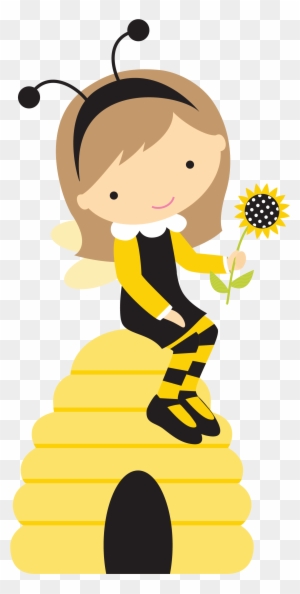Bumble Bee Girl Clip Art - Girl Bee Clipart - Free Transparent PNG ...