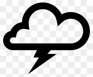 Open - Thunderstorm Symbol - Free Transparent PNG Clipart Images Download