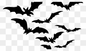 Glossy Bats Halloween Art Clipart, Vector Clip Art - Halloween Black ...