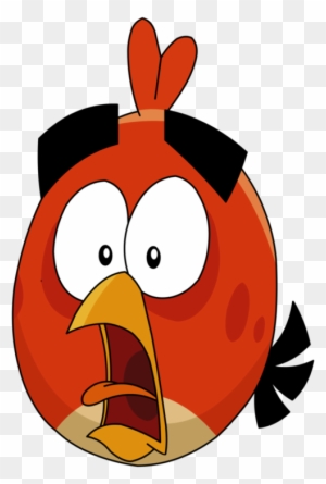 Frightened Red By Sonnykero - Angry Birds Toons Red - Free Transparent ...