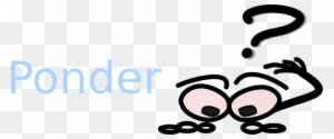 Clip Arts Related To - Ponder Clipart - Free Transparent PNG Clipart ...