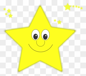 Pictures Of Cartoon Stars - Animasi Bintang Senyum - Free Transparent ...