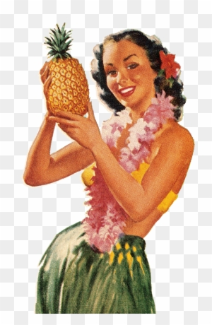 Hawaii Hula Girls Dance Illustration - Hula Girl - Free Transparent PNG ...