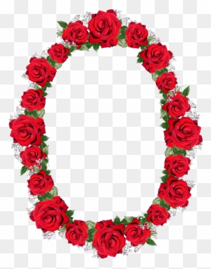 Borders And Frames Red Rose Clip Art - Red And Black Floral Border ...