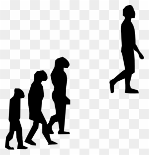 Evolution Steps Clip Art At Clker - Does It Mean To Be Human - Free ...