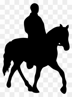 Alba-equestrian - Com - Man On Horse Silhouette - Free Transparent PNG ...