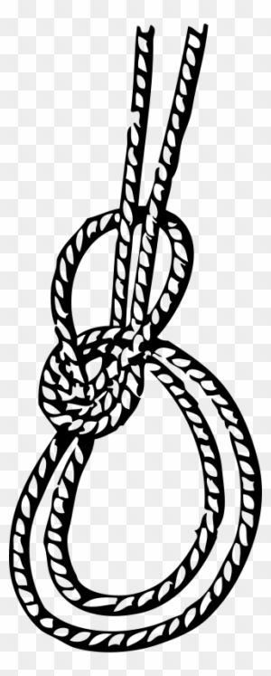 Similar Clip Art - Bowline Knot Vector - Free Transparent PNG Clipart ...