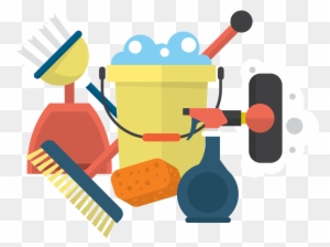 Vector Floor Cleaning Tools - Floor Cleaner Vector - Free Transparent ...