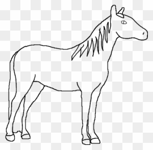 White Horse By Marauder - Easy To Draw Horse - Free Transparent PNG ...
