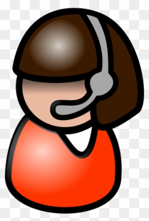 Feamle White Indian Telephone Operator Icon Vector - People Clip Art ...