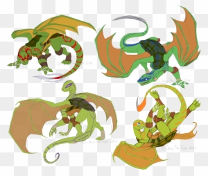 Dragon Clipart Ninja - Ninja Turtles As Dragons - Free Transparent PNG ...