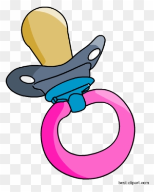 "pink Pacifier" Stickers By Designzz Redbubble - Pink Pacifier Cartoon ...
