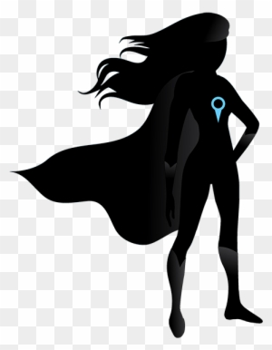 Superhero Silhouette Clip Art