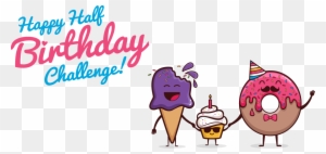 Happy Half Birthday Png - Free Transparent PNG Clipart Images Download