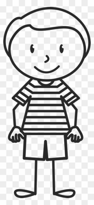 Boy Stick Figur Utklipp