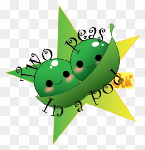 Twin Peas In A Pod Clipart School