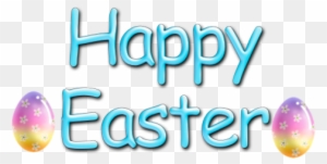 Happy Easter 1 Word Art - Graphic Design - Free Transparent PNG Clipart ...