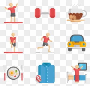 Morning Routine By Mai-pie - Cartoon - Free Transparent PNG Clipart ...