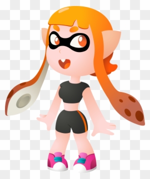 Inkling Girl By Doctor-g - Splatoon - Free Transparent PNG Clipart ...