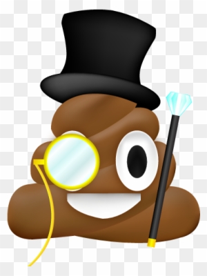 The Coolest Poop Ever - Classy Poop - Free Transparent PNG Clipart ...