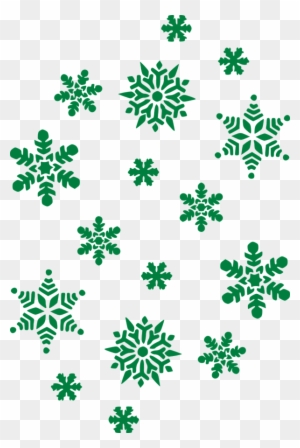 Free To Use & Public Domain Snowflakes Clip Art - Green Snowflake ...