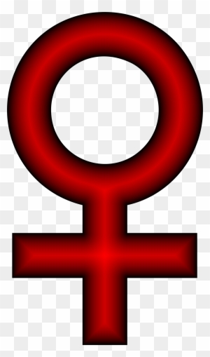 Female Symbol Crimson - Red Female Sign - Free Transparent PNG Clipart ...