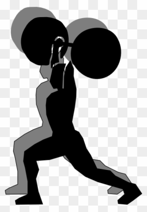 Shadow Lifter Clip Art At Clker - Weight Lifting Cartoon - Free ...