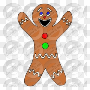 Happy Gingerbread Man Picture - Gingerbread Man - Free Transparent PNG ...