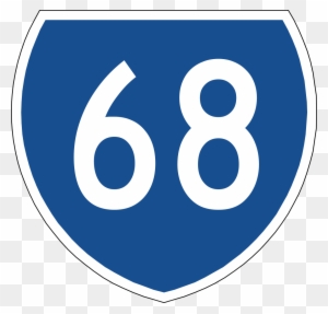 The Number Two In Numerology Download - Route 68 - Free Transparent PNG ...