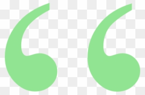 Quote Clipart Quotation Mark - Green Quotation Mark Transparent ...
